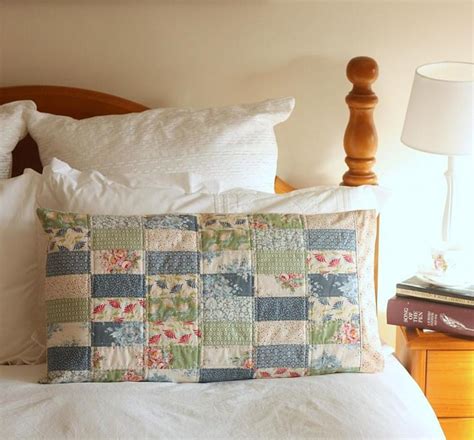 A Pretty Patchwork Pillow Sham For Your Bed Quilting Digest