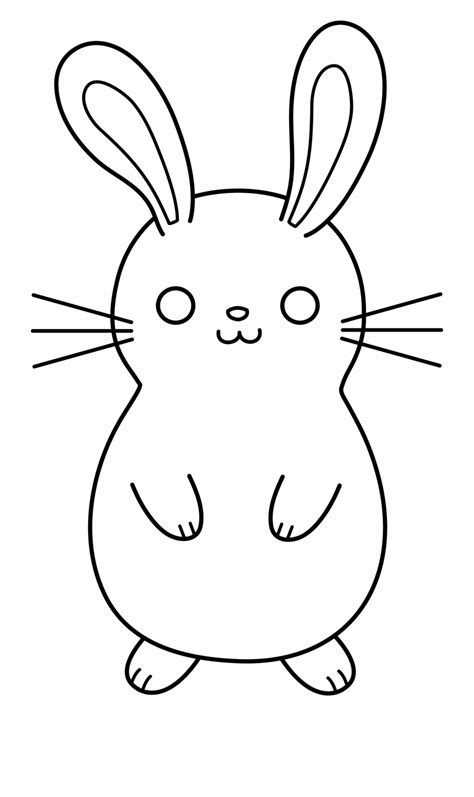 Fat Bunny Drawing