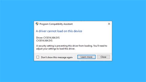 How To Fix A Driver Cant Load On This Device Error