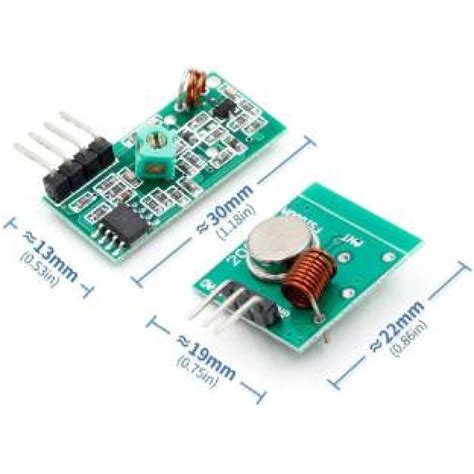 Rf Module 433 Mhz Transmitter And Receiver Set