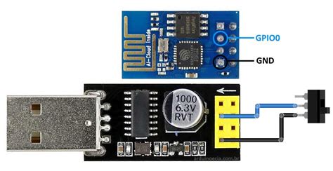 Como Usar O Adaptador Usb Para Esp8266 Esp 01 Artofit