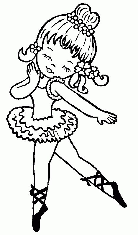 Desenhos De Bailarina Para Colorir E Imprimir