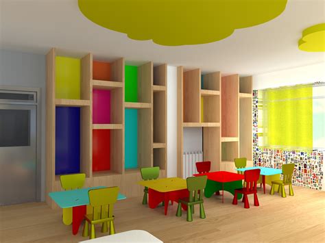 Interior Design Of A Nursery Classroom Behance