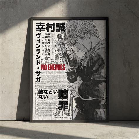 Vinland Saga Thorfinn Anime Art Poster Askeladd Manga Artwork Wall