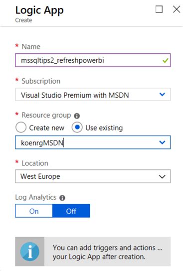 Refresh Power Bi Dataset Using Azure Logic Apps Part 2