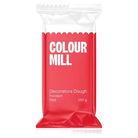 Colour Mill Red Decorators Dough Fondant Cake Craft Group