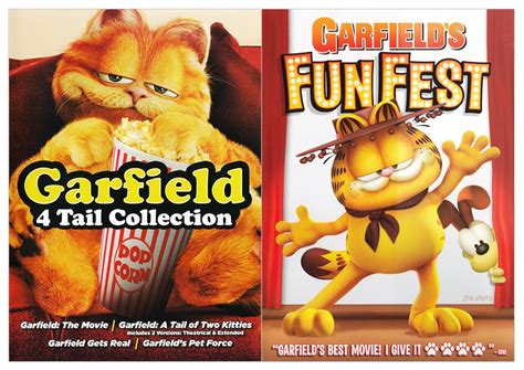 Garfield 4 Tail Collection And Garfield Fun Fest 2 Pack