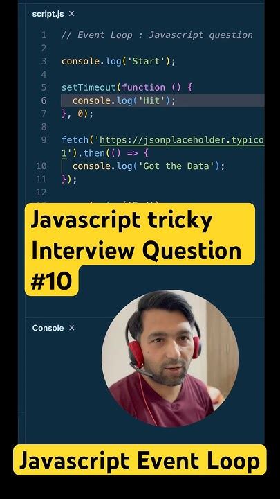 Javascript Interview Question 10 Event Loop Javascript Coding