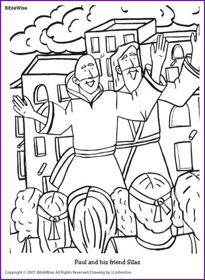 Paul And Barnabas Coloring Page At Free Printable Colorings Pages To Print