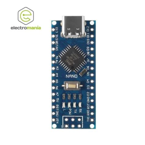 Nano V3 0 Atmega328p Tipo C Pines Sin Soldar Sin Cable Electromanía