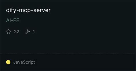 Dify Mcp Server Glama
