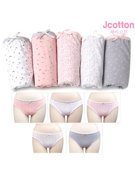 [보리보리 제이코튼]여성속옷 여성팬티 1차 요일팬티5매