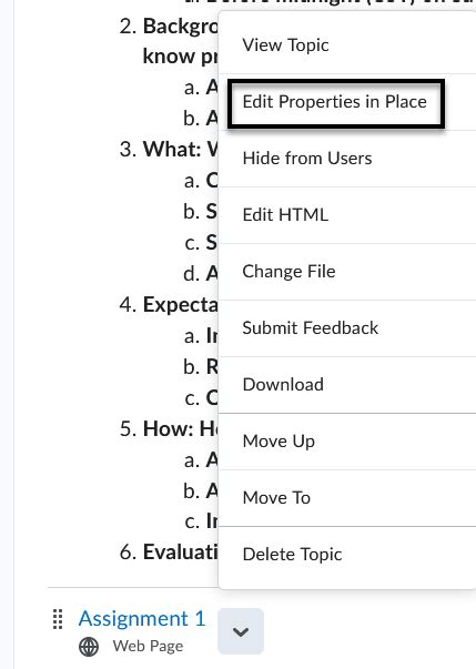 Adding A Dropbox To A Module With Date Restrictions Digital Learning