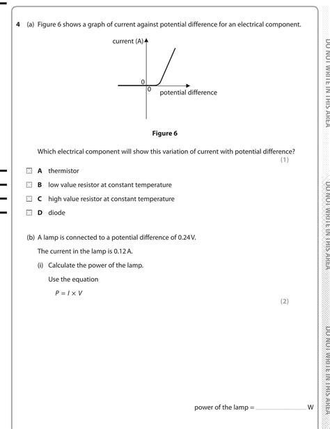 Gcse Edexcel Physics Combined Science Potential Difference And Resistance