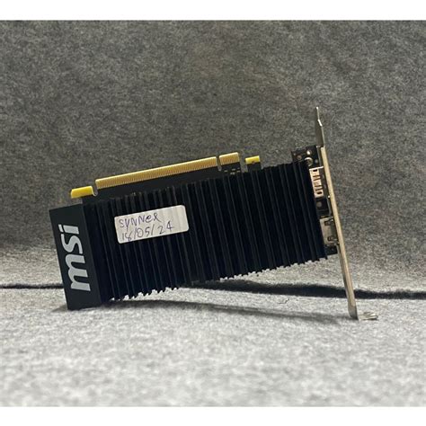 การ์ดจอ Vga Msi Gt 1030 2gh Lp Oc Gddr4 สินค้ามือสอง ไม่มีกล่อง มี