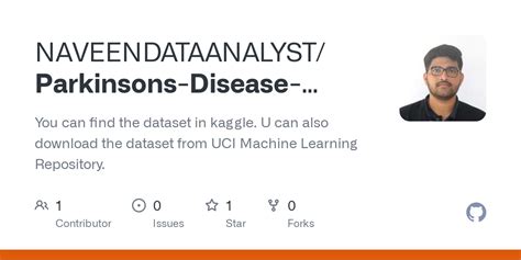 Github Naveendataanalystparkinsons Disease Detection Using Ml Algorithms You Can Find The