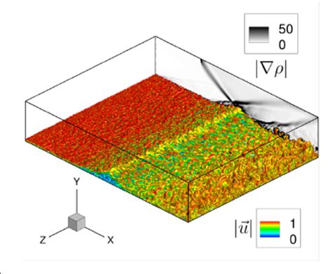 Computational Geometry For Les Of Sbli Over A Flexible Panel And An Download Scientific Diagram