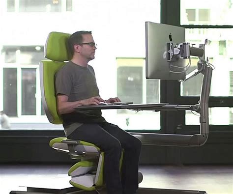 Lay Down Computer Desk