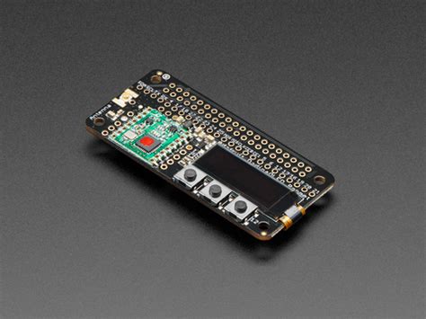 Adafruit RFM69HCW Transceiver Radio Bonnet 433 MHz RadioFruit ID 4073 Adafruit
