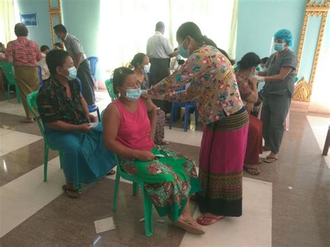 မြင်းခြံမြို့နယ်တွင် အသက် ၁၈ နှစ်နှင့်အထက် ပြည်သူ ၉၀၃၄ ဦးကို ကိုဗစ