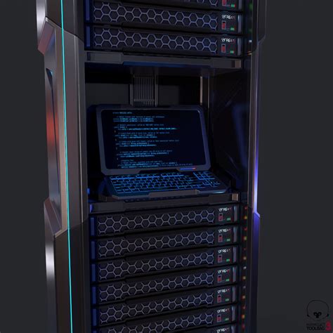 Sci Fi Server Rack 3d Model 69 Fbx Obj Max Gltf Ma Upk Unitypackage C4d Usd Free3d