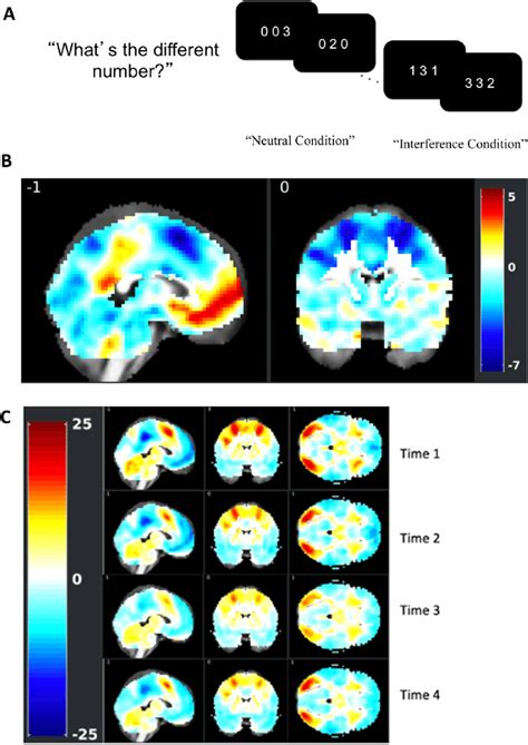 A C Schematic Display Of The Multi Source Interference Task Msit And Download Scientific