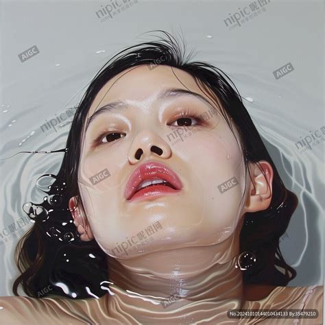 Ai创作图写实人物插画 整容整形广告化妆品 质感合成风 艺术人像造型 超写实主义 写实少女 面部插画 数字肖像插画 宣传照插图配图 整形美容画面 整形美容美容广告形象 补水美容美容广告 医疗