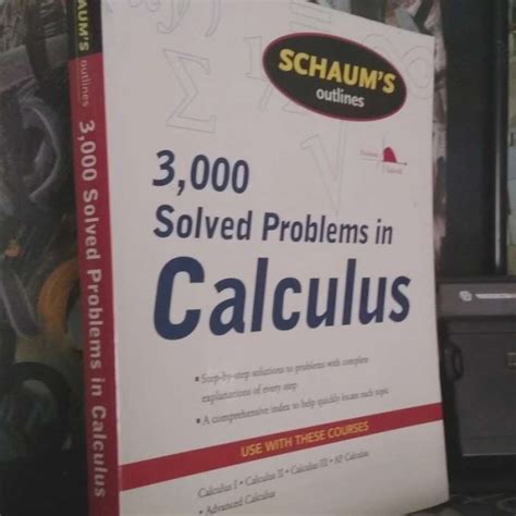 Promo Ori Schaums Outlines 3000 Solved Problems In Calculus By Elliott Mphd Diskon 21 Di