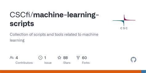 issues · cscfi machine learning scripts · github
