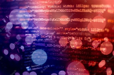 Premium Photo Developer Programming Code Abstract Computer Script