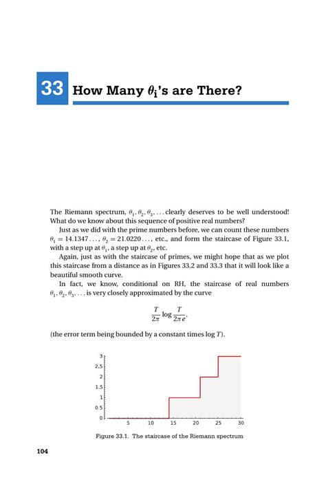 How Many θis Are There Chapter 33 Prime Numbers And The Riemann Hypothesis