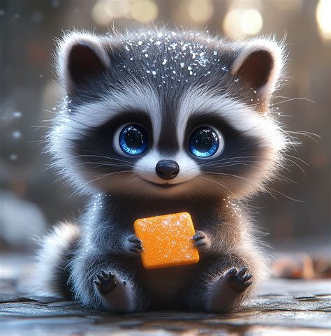 2 미드저니 프롬프트 귀여운 너구리 캐릭터 프롬프트 공유 판타지 아트