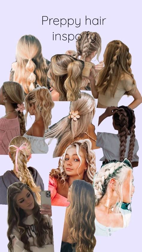Preppy Hairstyles For School