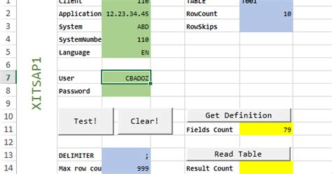 Excel Word SAP Tools XITSAP Excel SAP Table Extractor