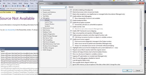C Visual Studio Debugger Not Stepping Into Net Framework Source