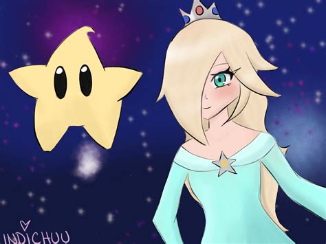 On Twitter Quick Rosalina And Luma Art Supermario Fanart Stil Trying New Things So