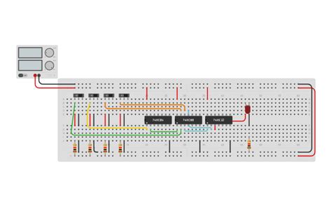 circuit design simplification of boolean expression circuit a tinkercad