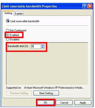 How To Remove Bandwidth Limit Windows 7 Windows 10