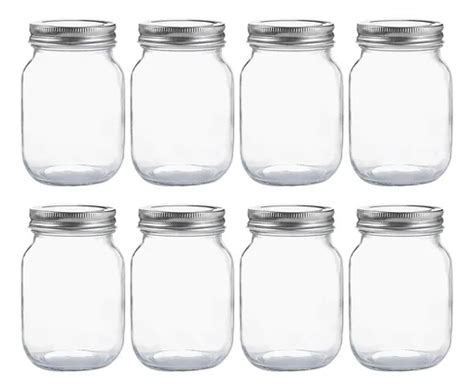 Frascos De Vidrio Con Boca Normal Frascos De Vidrio Transpa Mercadolibre