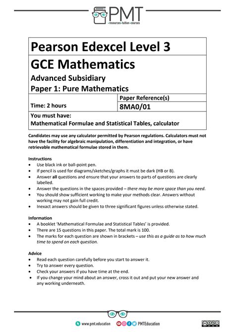 SOLUTION Pmt Mock Ms Studypool