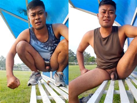 Soccer Player Piss N Cum In Stadium Bench