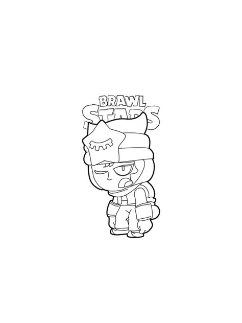 Sandy Brawl Stars Coloring Pages