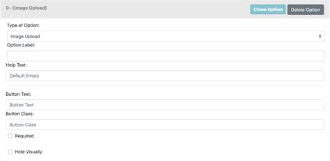 Step 1 Creating Option Sets Customily