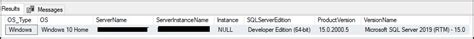 T SQL Query To Find SQL Server And Windows OS Version Dbalyfe