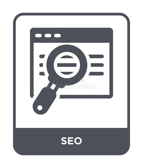 Seo Icon In Trendy Design Style Seo Icon Isolated On White Background Seo Vector Icon Simple