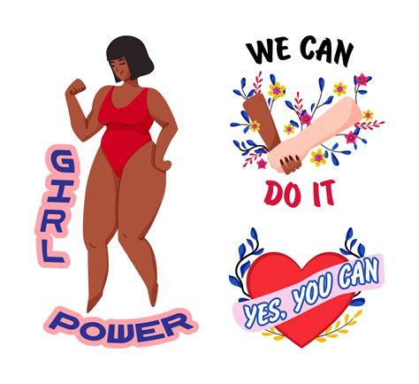 Collection Of Stickers Of Feminism Vector Art At Vecteezy