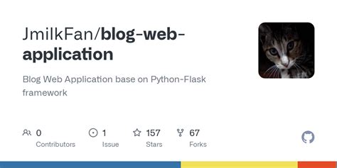 Github Jmilkfanblog Web Application Blog Web Application Base On Python Flask Framework