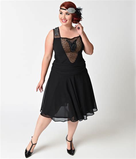 20s Style Plus Size Dresses