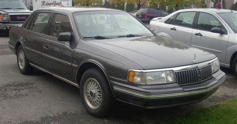 1991 Lincoln Continental Base Sedan 38l V6 Auto