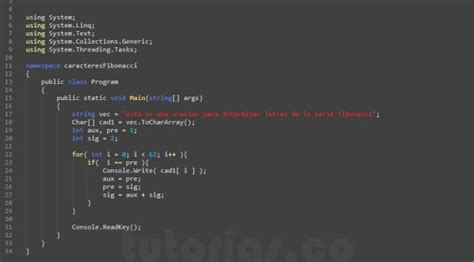 Arrays VisualStudio C Caracteres Fibonacci Tutorias Co